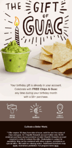2024 Chipotle Birthday Rewards: Get a Free Birthday Meal Side | Reward ...
